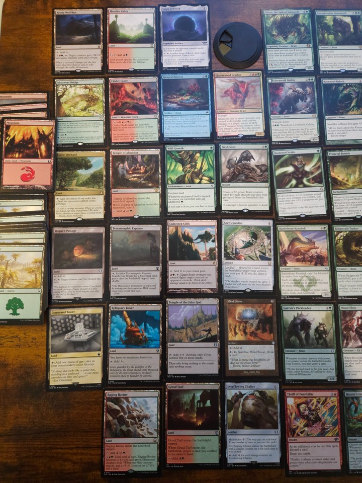 Custom Commander Deck ~ Beasts ~ Slinza, the Spiked Stamped~ 100 Card ...