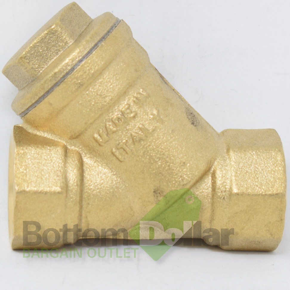 Tecomec DN15 PN20 Brass Y 1/2" Filter Valve | eBay