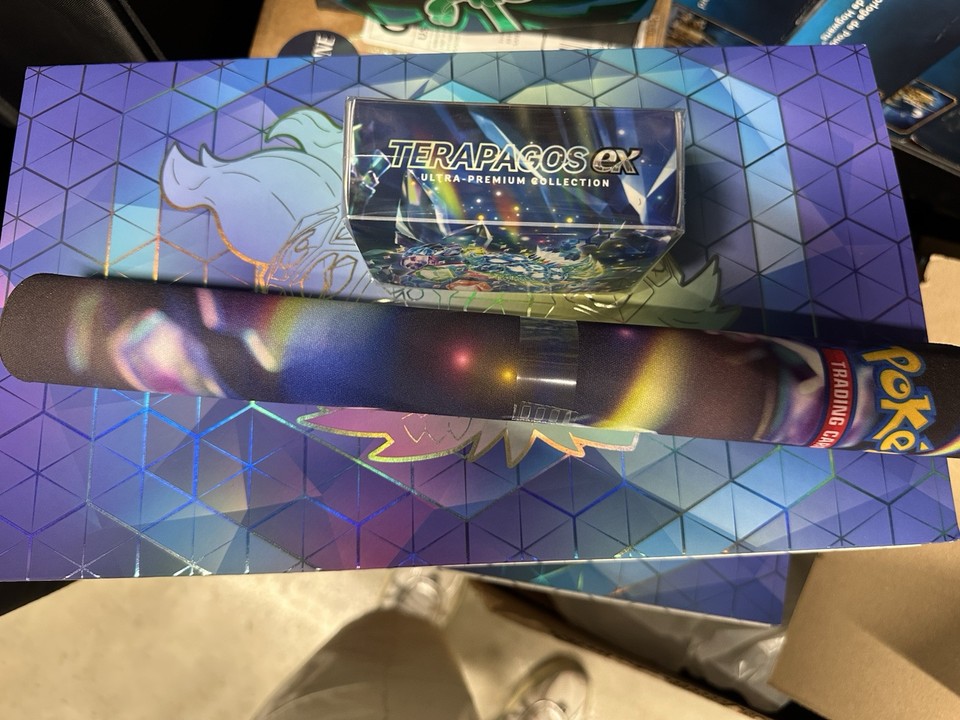 POKEMON TCG! Terapagos ex UPC PLAYMAT RUBBER BRAND NEW | eBay