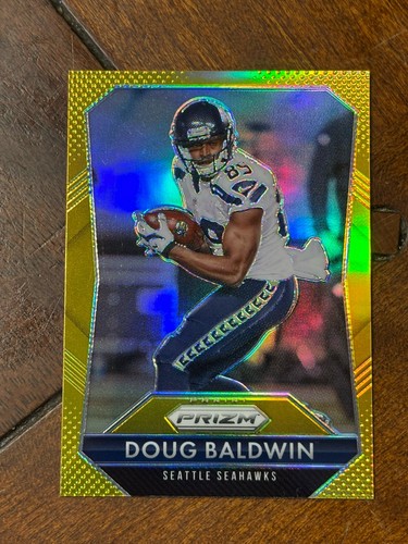 2015 Panini Prizm #192 Doug Baldwin True Gold Prizm /10 Seattle ...
