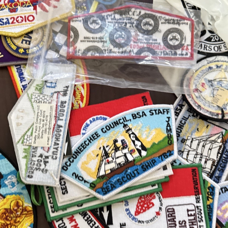 Boy Scouts Mixed Lot 2010 Jamboree License Plates, Patch, Pins, Patches ...