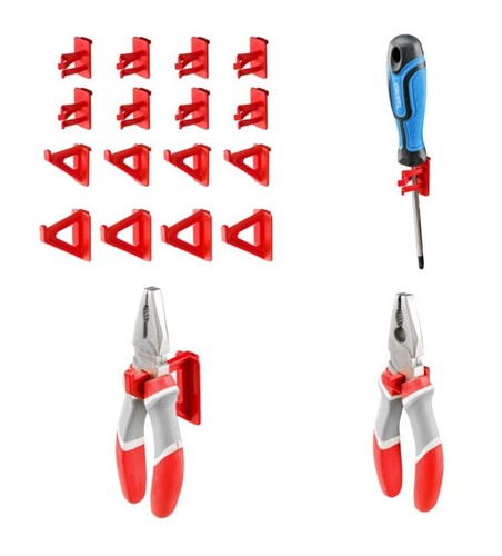 WALL MOUNT STORAGE BOARD ORGANIER BOXES GARAGE DIY BIN PANEL RACK BUILD ...