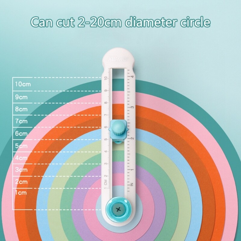 360 Rotations Cutting Round Paper Cutter Scrapbooking Puncher | eBay