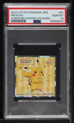 2023 Lotte Pokemon Scarlet and Violet Wafer Stickers - Wave 2 Pikachu ...