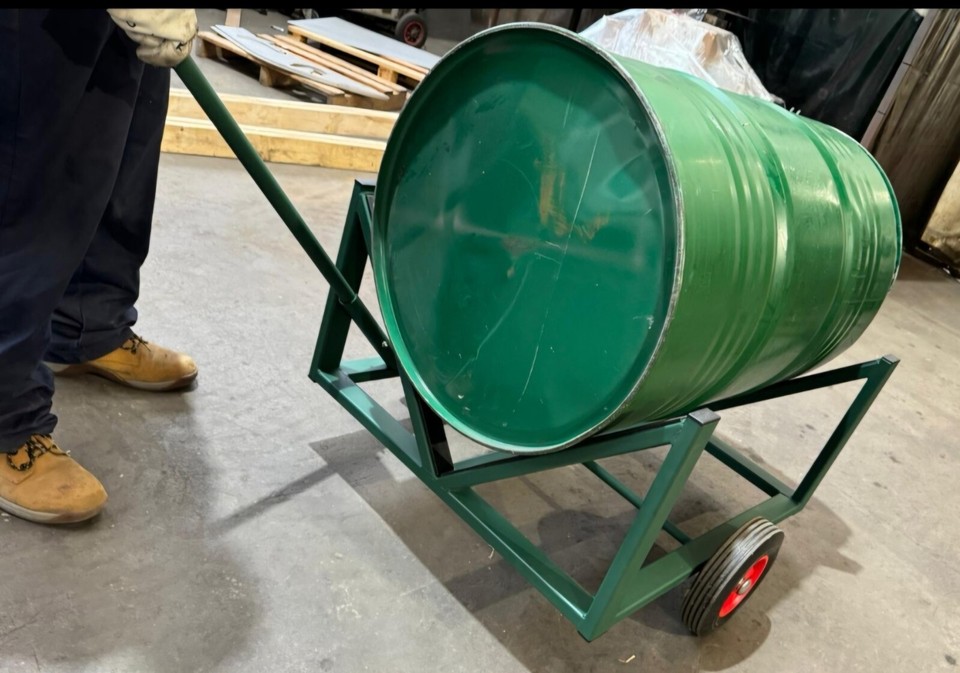 Pipe Bogey, V Barrow, Material Handling, Builders Beam Trolley. Pipe ...