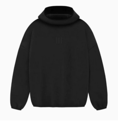 Fear of God Athletics Adidas Hoodie Suede Fleece Black Men's Large ...