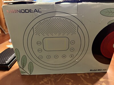 Portable CD Player, MONODEAL Rechargeable Personal Compact Disc CD ...