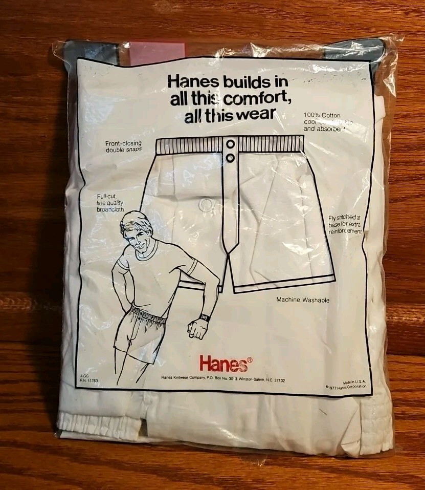 Mens Rare Vintage 1970s Hanes Gripper Boxers 3 Pack Size 32 | eBay