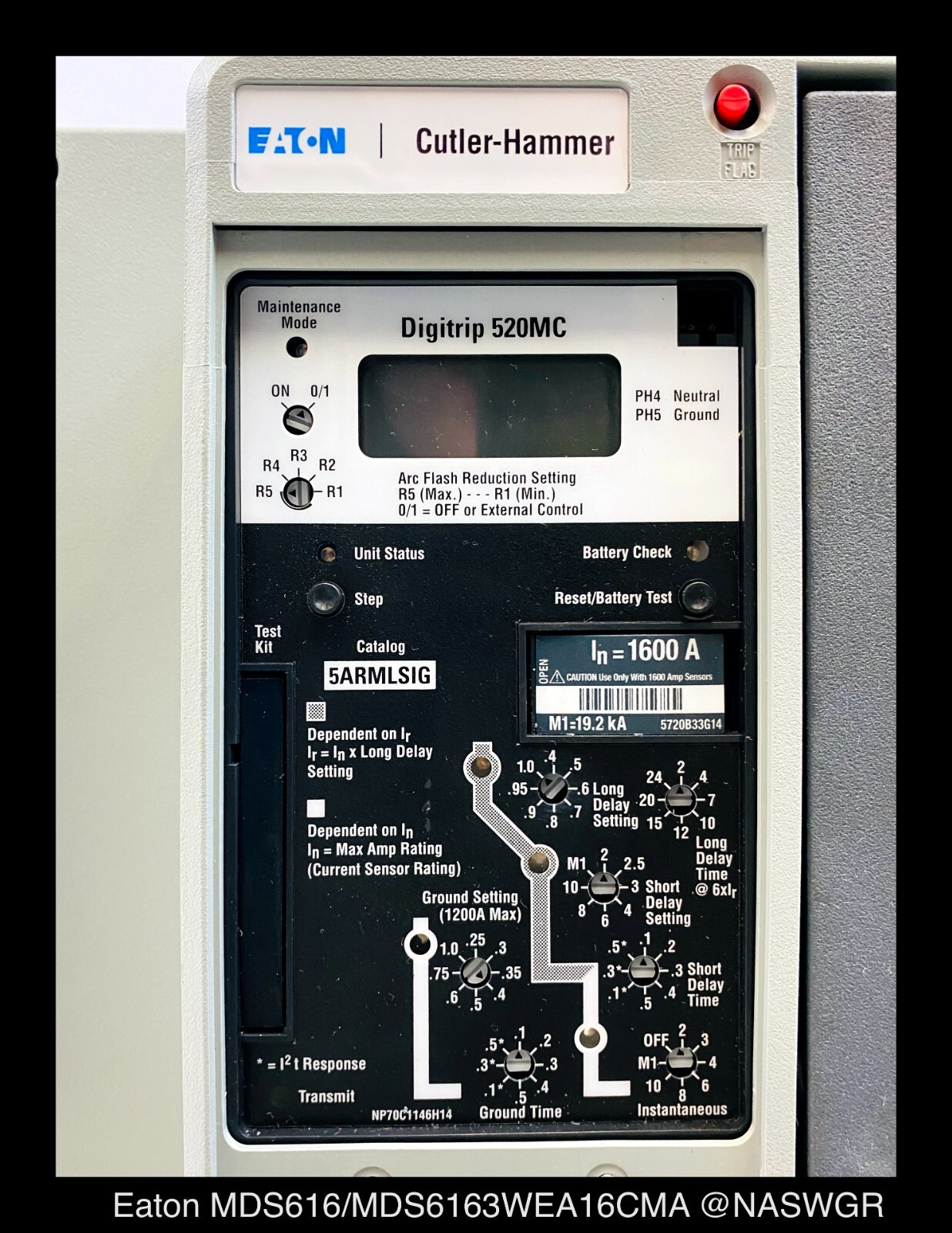 Eaton Magnum DS MDS616 Breaker (E/O,D/O) ~ 1600 Amp - Unused/1Yr ...
