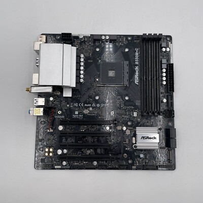ASRock B550M-C AMD AM4 microATX Motherboard - READ | eBay