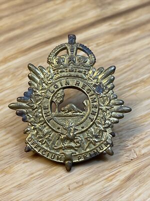 Vintage Canadian The Elgin Regiment Cap Hat Badge Military Militaria KG ...