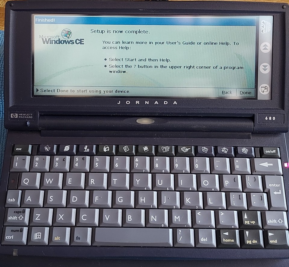 HP Jornada 680 Handheld PDA PC Windows CE 3.0 F1262A 16MB | eBay