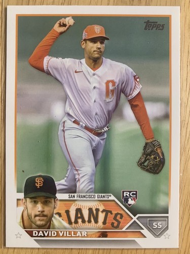 2023 Topps Series 1 1st Edition - David Villar #277 San Francisco ...