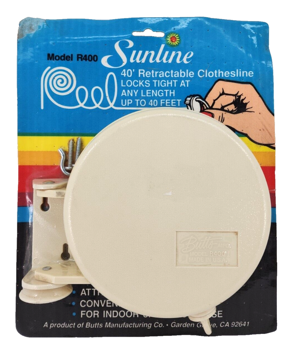 Long Retractable Clothesline Reel