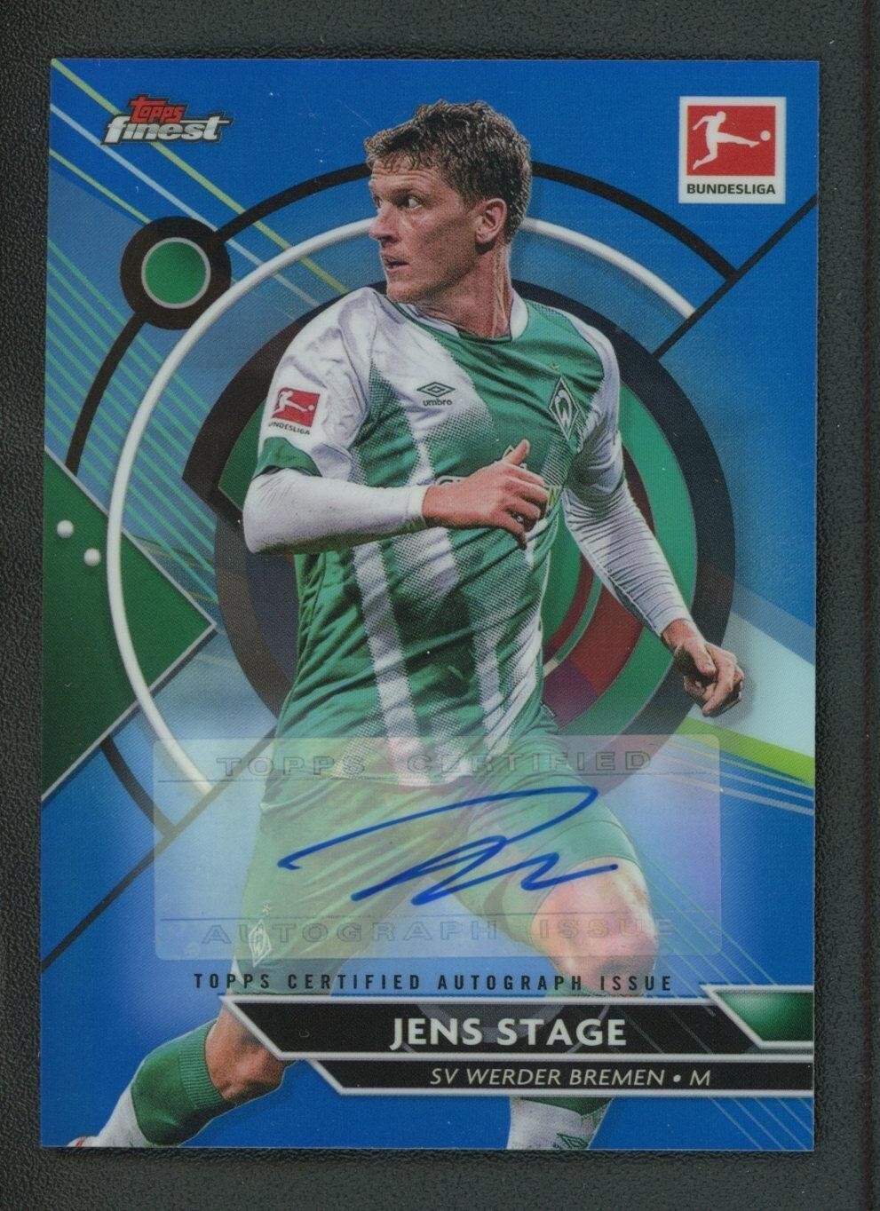 2023 JENS STAGE 59/65 AUTO TOPPS FINEST BUNDESLIGA AUTOGRAPHS | eBay