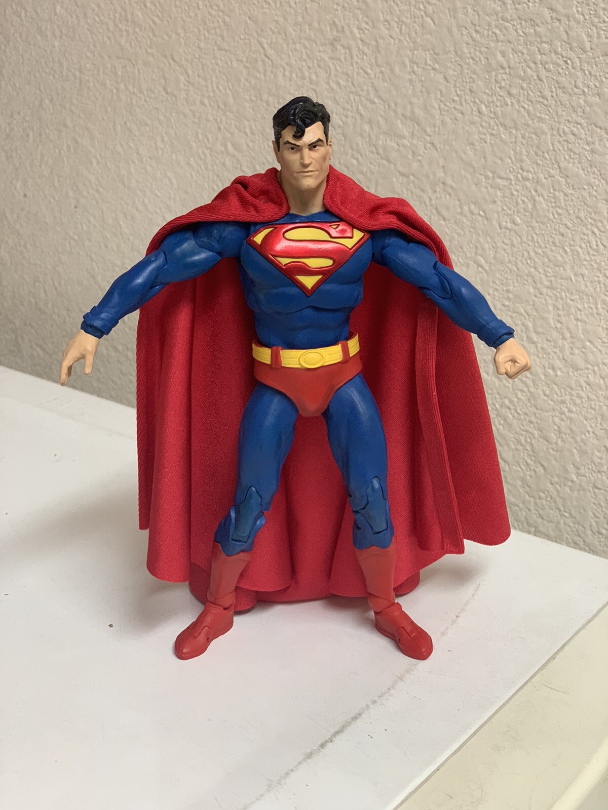 Custom DC McFarlane Mezco Superman Armor Wired Cloth 1/12 CAPE ONLY Not ...