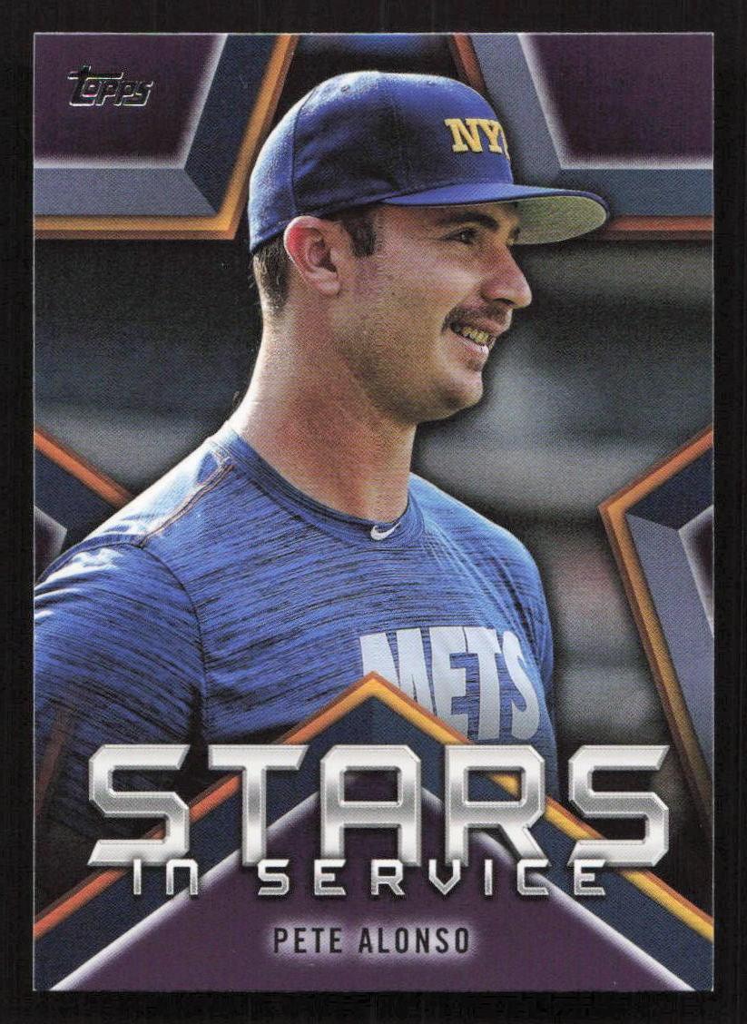 stars in service pete alonso For Sale - MAVIN