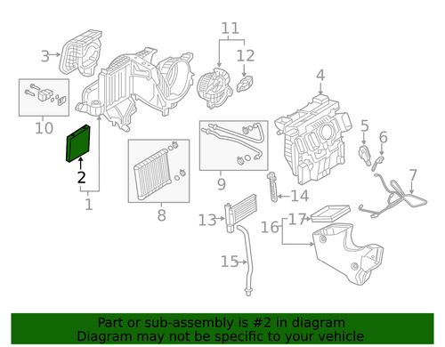 Genuine Mercedes-Benz Cabin Air Filter 9108301100 for sale online | eBay