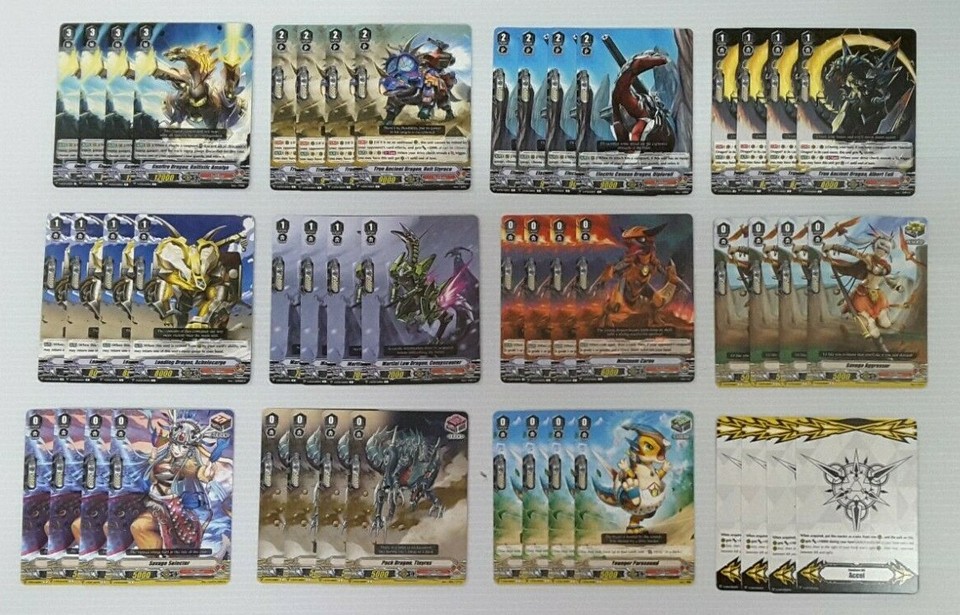 Cardfight Vanguard V-BT10 Tachikaze Emperor Dragon, Gaia Emperor ...