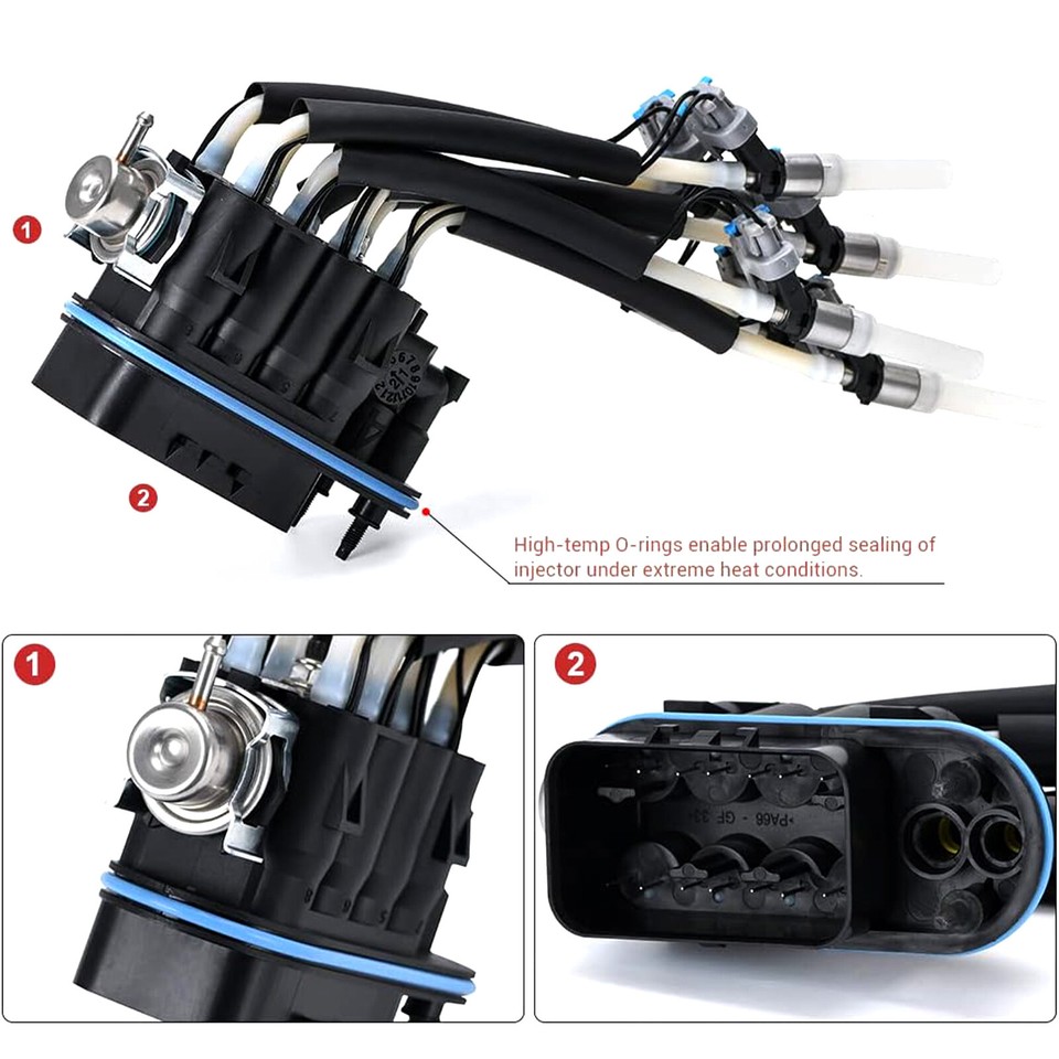 Spider Vortec Fuel Injector 89060440 For Chevy Pickup Truck V8 5.0L 5 ...