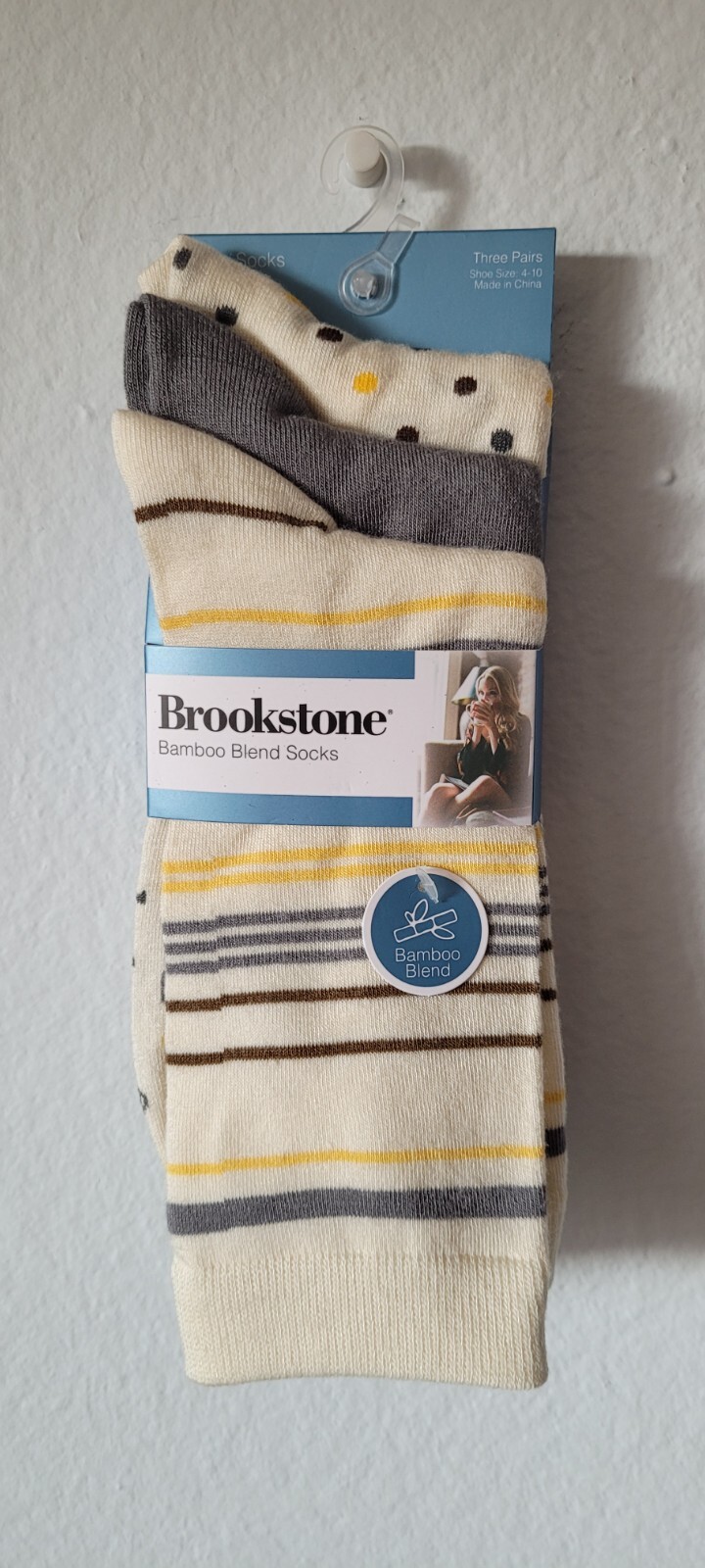Brookstone Women's 3-Pairs Bamboo Blend Crew Socks. (119). | eBay