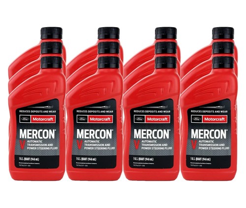 Motorcraft XT5QMC Mercon V Automatic Transmission Fluid, 1 Quart (Pack ...
