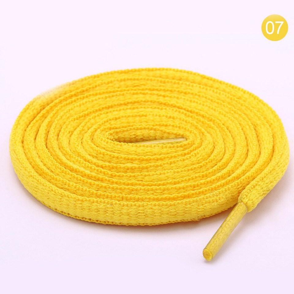 1 Pair Oval Athletic Shoelaces Sport Sneaker Boots Shoe Laces String ...