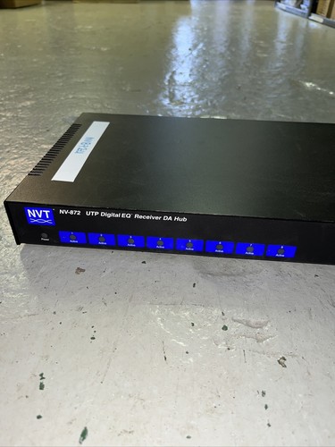 NVT Nv-872 8 Channel Digital EQ Active Receiver Distribution Amplifier ...