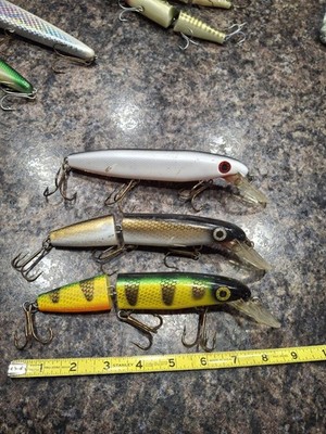 (3) Vintage Buchertail Depth Raider Musky Pike Fishing Lures | eBay
