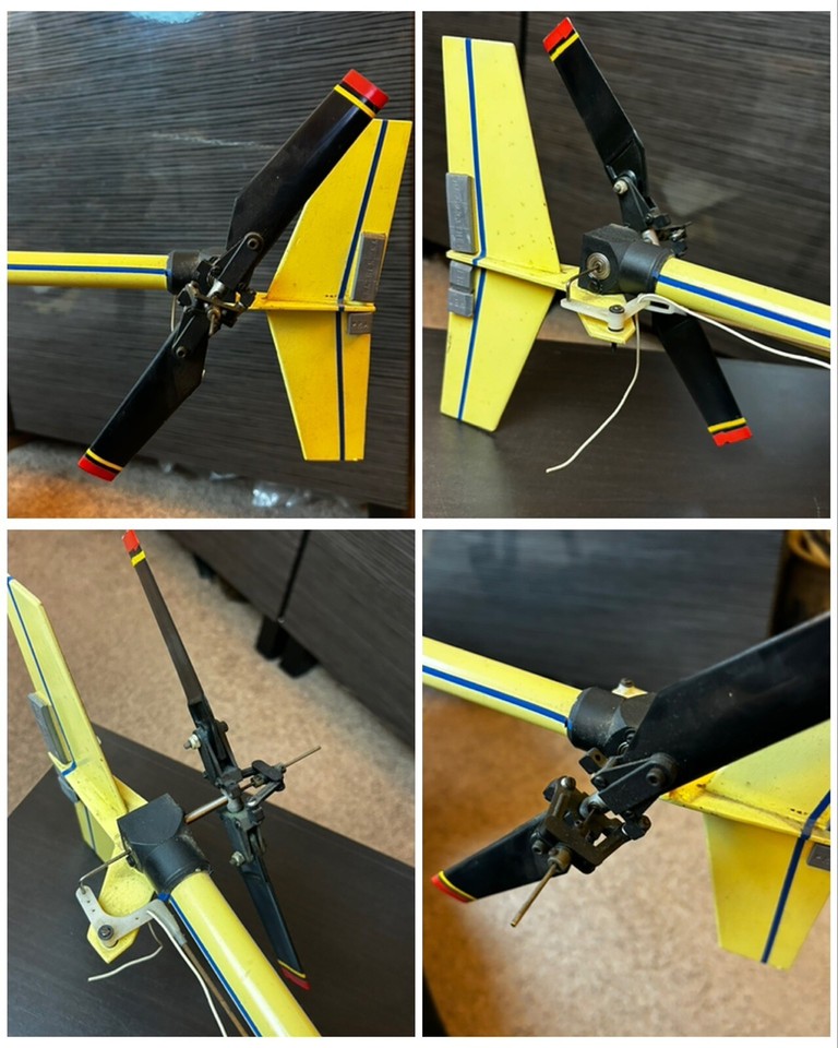 Vintage American RC Super Mantis Helicopter OS Max 40 SR + Collective ...