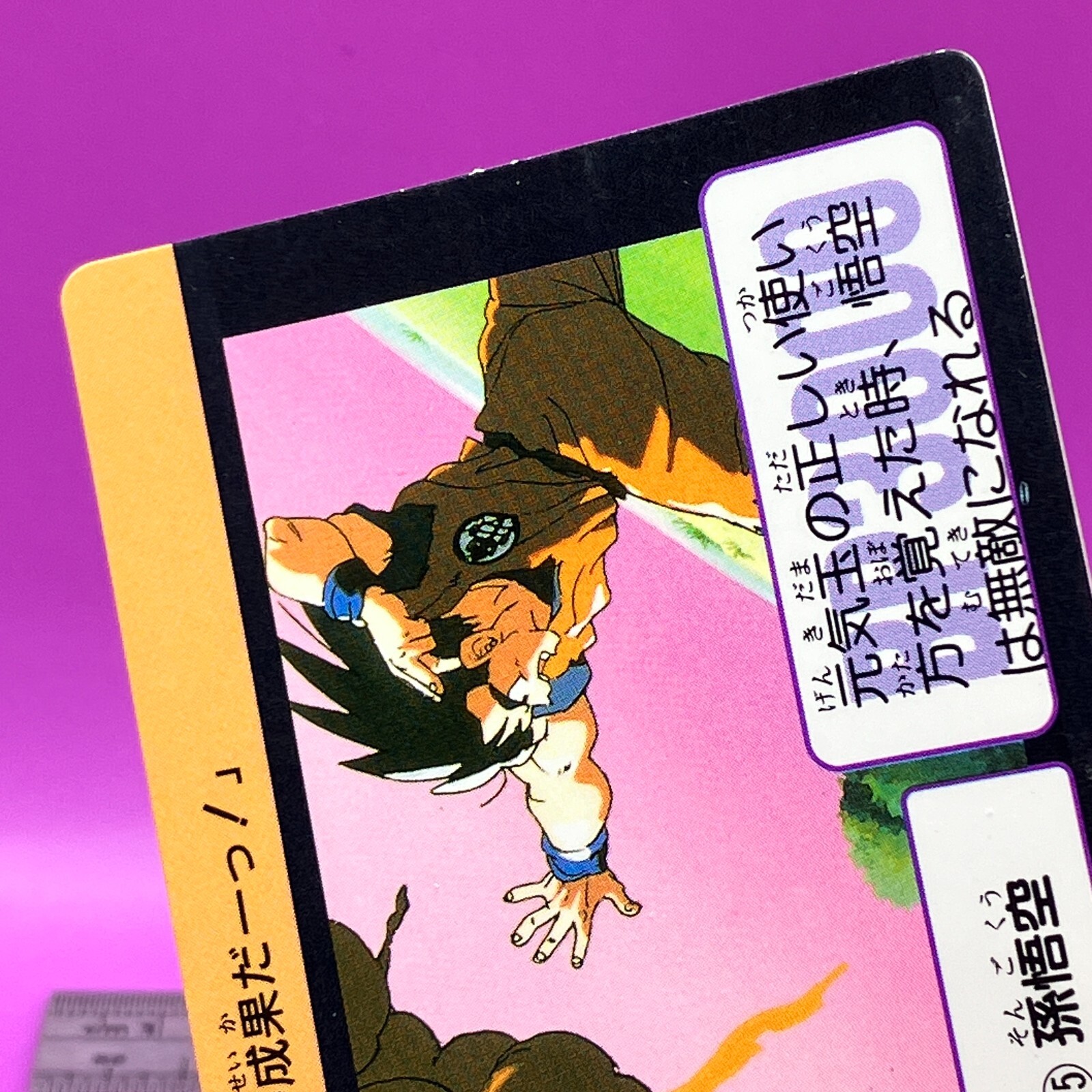 Son Goku 95 Dragon Ball Carddass Hondan DBZ BANDAI TCG 1989 Vintage ...