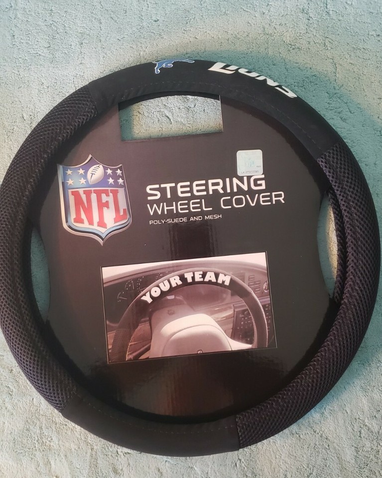 Detroit Lions NFL Steering Wheel Cover Mesh ( BOX # 1 ) | eBay