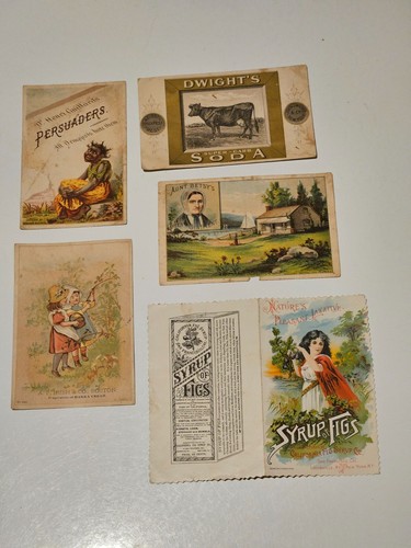 ANTIQUE Dr Henri Guillard Persuaders advertising Black girl DWIGHT SODA ...