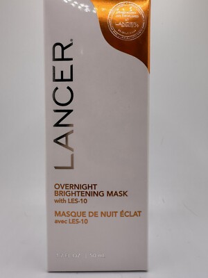 Lancer Overnight Brightening Mask with LES-10 1.7oz/50ml Full Size NEW ...