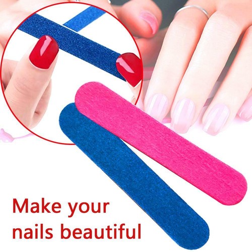 Nail Files Nail Buffer Buffing Slim Crescent Grit Nail Sand Art File ...
