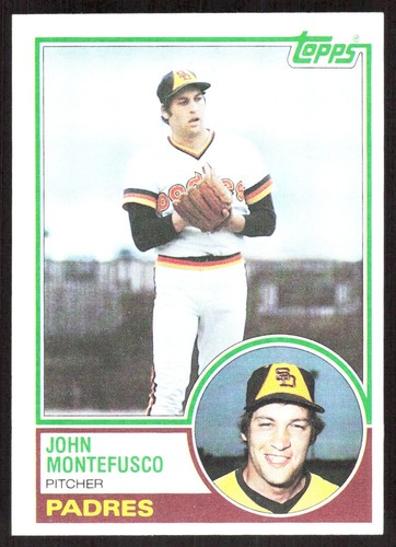 1983 1801B Topps John Montefusco San Diego Padres #223 | eBay