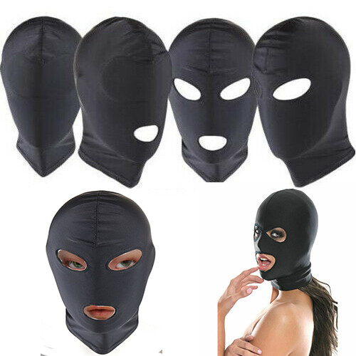 Open Mouth Gimp Face Mask Head Hood Bondage Gimp Mask BDSM Adult ...