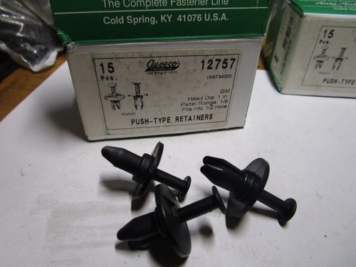 GM PUSH-TYPE RETAINER 1" HEAD DIA. 3/4 LENGTH QTY 15 | eBay