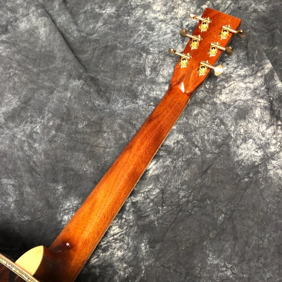 All Solid Wood D Type Spruce Acoustic Guitar Real Abalone Inlays ...