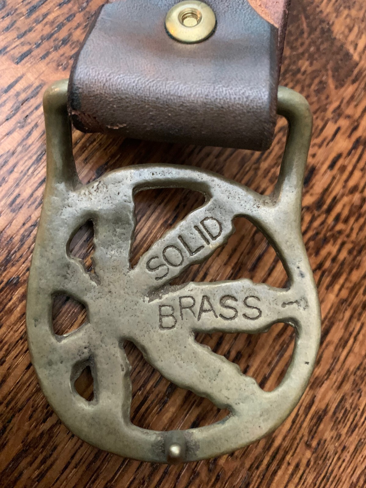 Vtg 70s Brass Buckle Marijuana Weed Pot Cannabis Leaf with Embossed ...