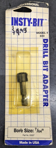 Insty Bit Quick Change Drilling Systems - Drill Bit Adapter 7/64" 83007 ...
