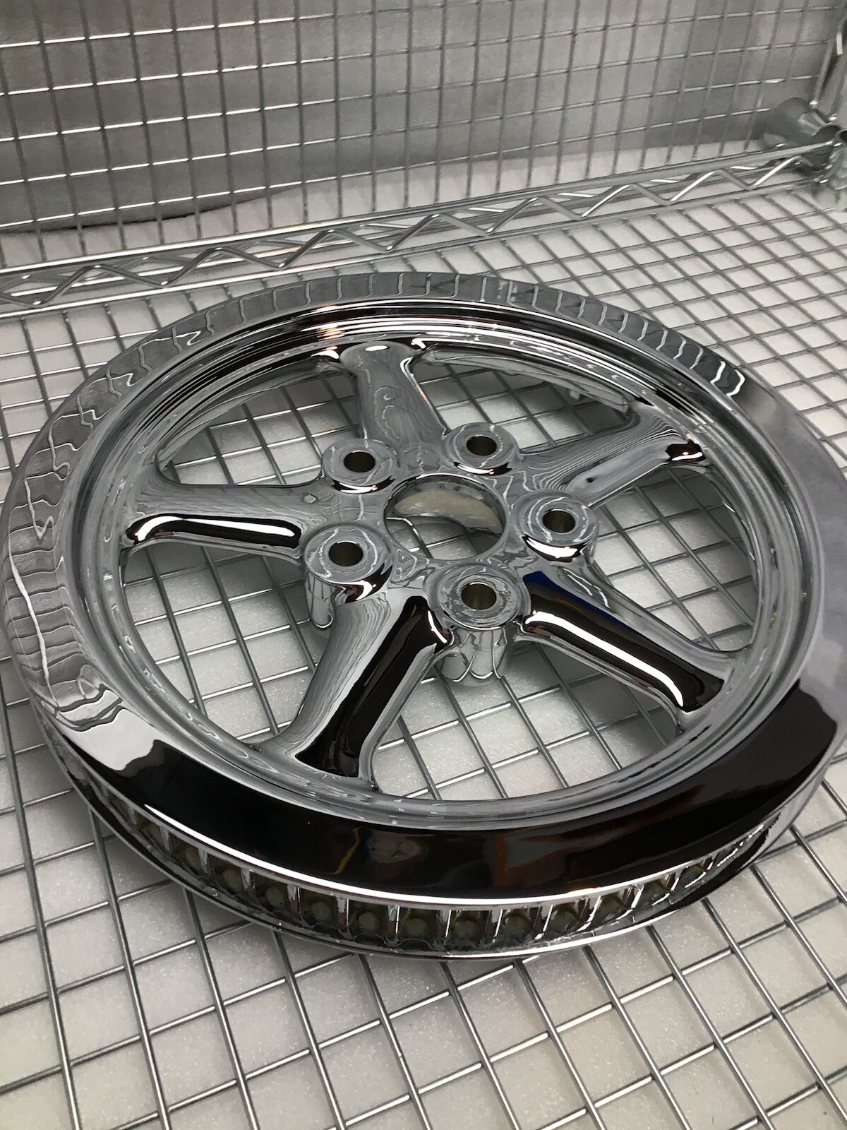 Harley Rocker Softail 2008 -11 CUSTOM CHROME OEM PULLEY only 37728-08 ...