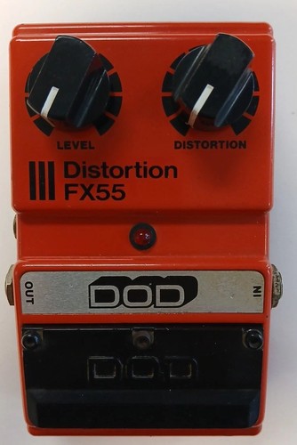 Vintage 80's DOD FX55 Distortion Guitar Effect Pedal USA SERVICED | eBay