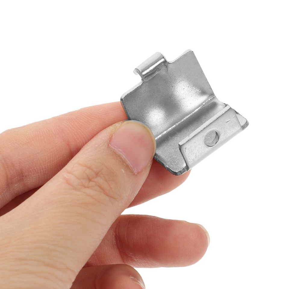 4pcs Fridge Rail Hooks Metal Freezer Shelf Clips Fridge Cooler Shelf ...