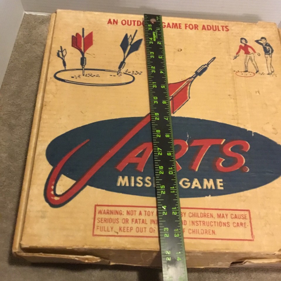 VTG Jarts Lawn Game BOX ONLY-NO PARTS-EMPTY-Free Shipping | eBay