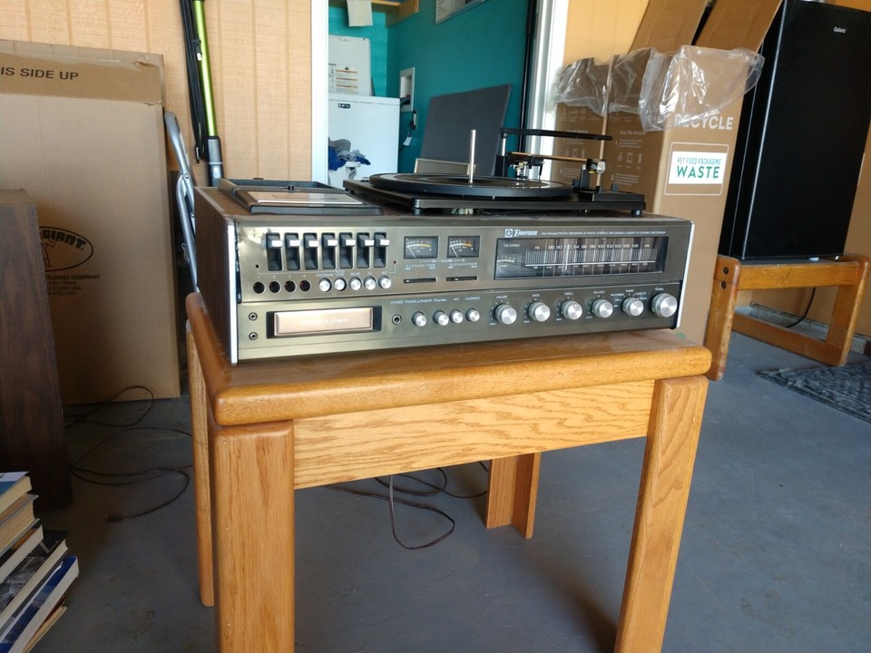 Emerson M3000R Record Player Eight Track Cassette Am/fm. | eBay