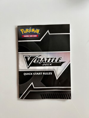 Pokemon vbattle deck quick start rules booklet | eBay