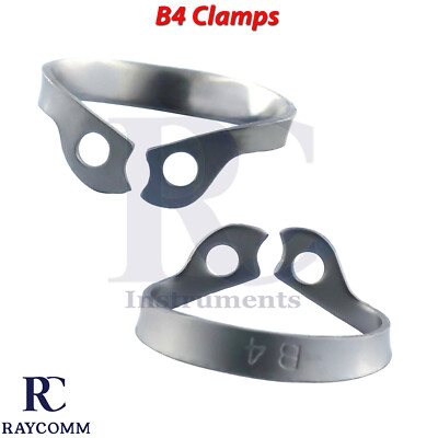 Dental Hygenic Brinker Universal Rubber Dam Clamps B4 Clamps Brinker ...
