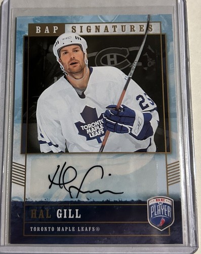 2006-07 Hal Gill BAP Be A Player Auto Autograph Signed Card Maple Leafs ...