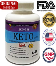 Keto BHB Salts Supplement W Gobhb Beta Hydroxybutyrate Exogen Raspberry ...